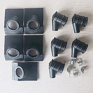 5 Sets Ignition Coil Cap And Spring And Coil Cap cover For 2 Stroke Garden Tool Parts for 4500 5200 5800 Chainsaw