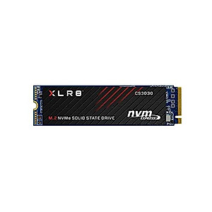PNY XLR8 CS3030 500GB M.2 PCIe NVMe Gen3 x4 Internal Solid State Drive (SSD), Read up to 3,500 - M280CS3030-500-RB