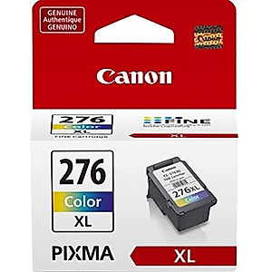 Canon CL-276XL Color Ink Cartridge, Compatible to PIXMA TS3520, TS3522 and TR4720 Printers