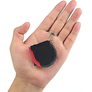 Kids Tape Measure 3ft/1m, 5 Pack Measuring Tape Retractable, Mini Tape Measure,Inch/Metric Tape Measure with Slide Lock, Pocket Tape Measures Keychains for Daily Use