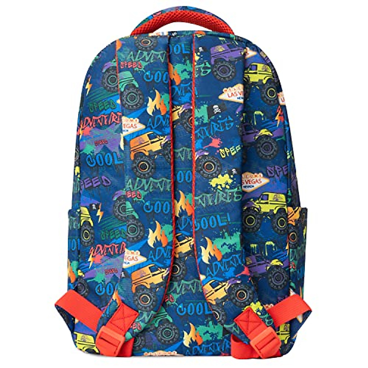 Snug Kids Backpack for School, Sports and Travel Perfect for Ages 4+ (Monster Trucks)