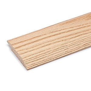 Oak Overlap Threshold 3 1/2" Wide x 5/8" Thick with 5/16" High Overlap (36" Long)