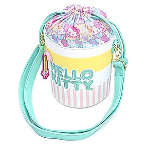 Loungefly Sanrio Hello Kitty Cup O' Kitty Crossbody Bucket Bag