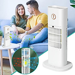 Portable Personal Air Conditioner, Mini Air Conditioning Fan USB Spray Type Water Cooling Fan Desktop Air Cooler Freestanding Air conditioner for Cooling Rooms, Low Noise