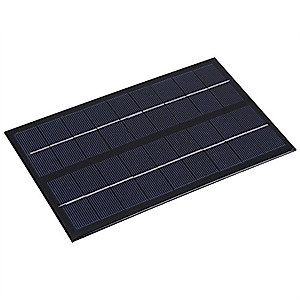Biitfuu 3W 9V Mini Solar Panel Module for DIY Solar Light Phone Battery Charger Portable DIY Polycrystalline with High Efficiency