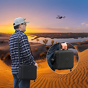 Smatree 9.7L Hard Carrying Case Compatible with DJI Air 2S / DJI Mavic Air 2 Fly More Combo, Fit for Remote Controller and Other Accessories