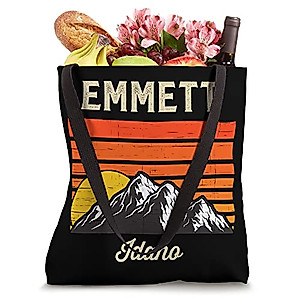 Emmett Idaho Retro City State USA Souvenir Tote Bag