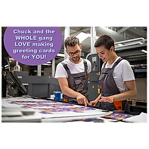 Chuck's Card-O-Rama - Birthday Card For Granddaughter - Made in USA - Why Pay More? - Large Card Opens to 10" x 7.75" - Extra Thick Paper - 95363