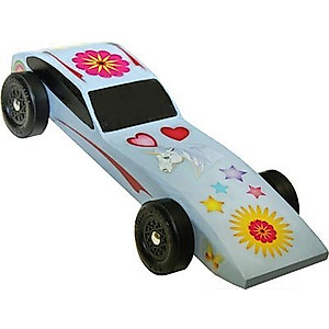 for Girls Only Decals Compatible with Pinewood Derby Cars