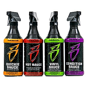 Bling Sauce Cleaning/Detailing Kit for Cars, Boats, RV, Motorcycles-4-Pack, 20 oz Each