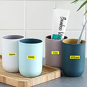 USUPERINK 6PK Compatible M Label Tape Replacement for Brother P-Touch M Tape Black on Yellow 12mm 0.47 inch x 26.2 Feet M-K631 M631 MK631 MK-631 Work with PT-M95 PT-90 PT-70 PT-65 PT85 Label Maker