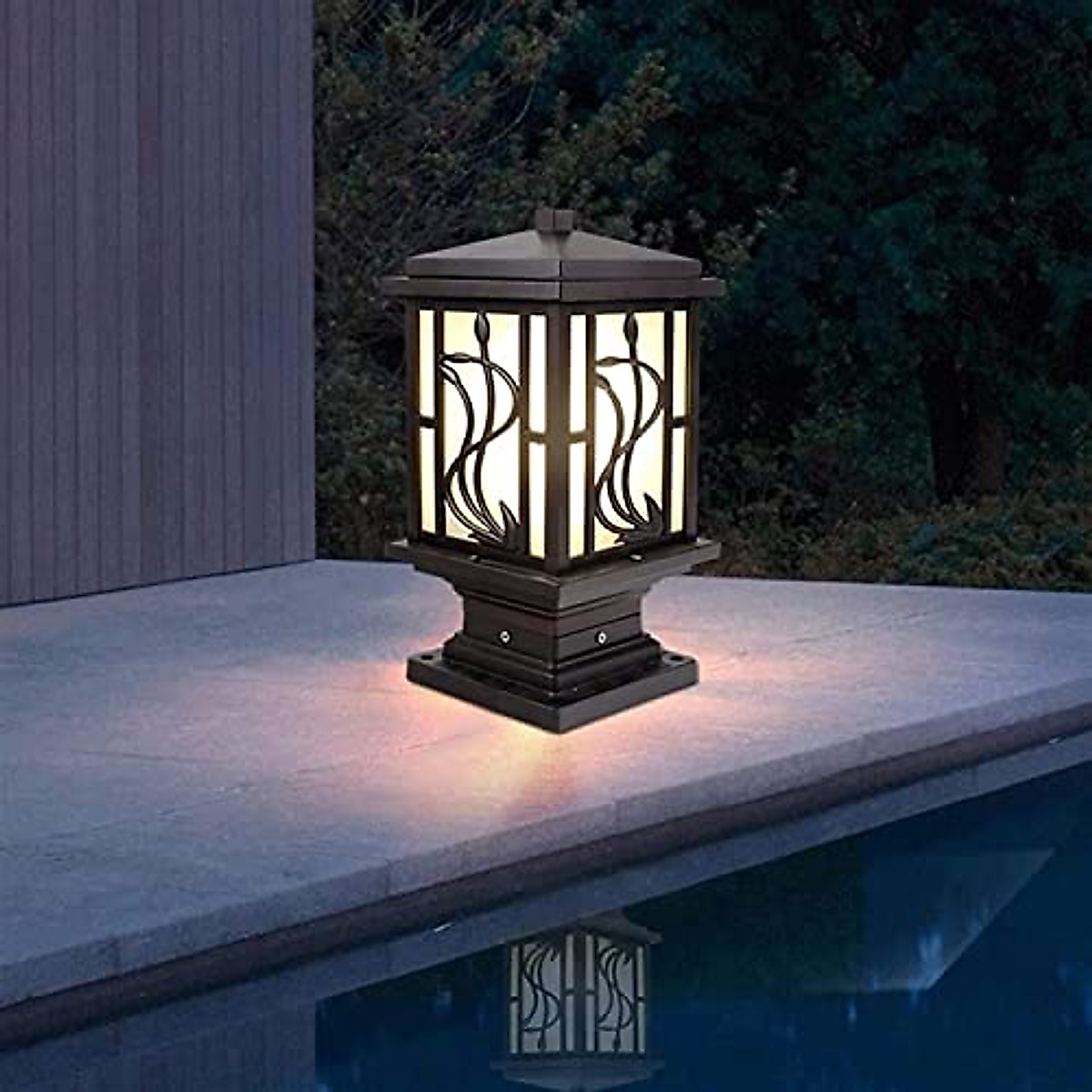 BDRPZX European Wall Light,Pillar Lamp Outdoor Garden Lamp Home Waterproof European Villa Door Wall Lamp,E27 Decoration Illumination Energy Saving Post Lamp Patio Porch Street Lantern Headlight
