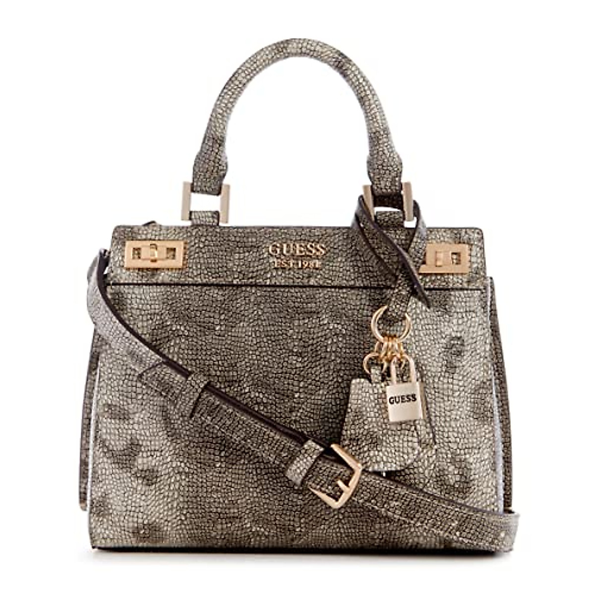 GUESS Katey Mini Satchel, Charcoal