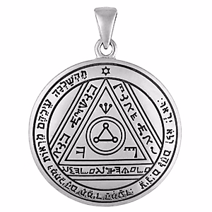 Moonlight Mysteries Sterling Silver Sixth Pentacle of the Sun Talisman for Subterfuge