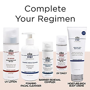 EltaMD UV Lotion SPF 30+ Full Body Sunscreen with Zinc Oxide, SPF Moisturizer Lotion and Broad-Spectrum Moisturizing Sunscreen, Non-Greasy, Fragrance-Free, SPF Body Lotion, 7.0 oz Pump