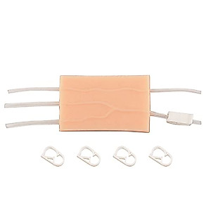Ultrassist IV Insertion/Injection Training Pad with Simulated Dermatoglyph and Raised Veins for Nursing Student Training, Practice and Education