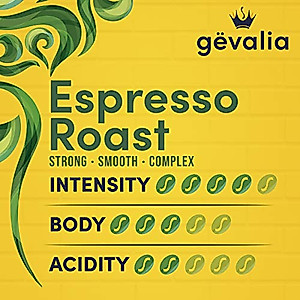 Gevalia Espresso Dark Roast Ground Coffee (12 oz Bag)