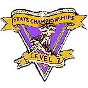 Snowflake Designs Level 7 State Championships Gymnastics Pin - #1627