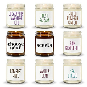 Personalized Zodiac Candle - October 25, Custom Scented Candle