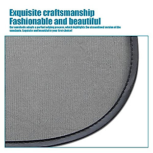 neynavy 2 PCS Car Window Shade for Baby, 19.6In x 11.8In Car Sun Shade Side Window Sunshade, Glare and UV Protection for Kids/Adults/Pets, Universal Fit for Most Cars (Suction Cup Style)