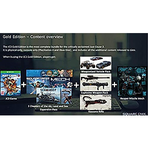 Third Party - Just Cause 3 - édition gold Occasion [ PS4 ] - 5021290078161