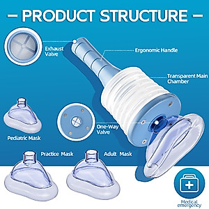 Senvok Choking Rescue Device, Anti Choking Device for Kids and Adults, Portable Airway Suction Device, Choking First Aid Device for Home & Travel