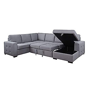 Acme Furniture Nardo Sectional, Gray