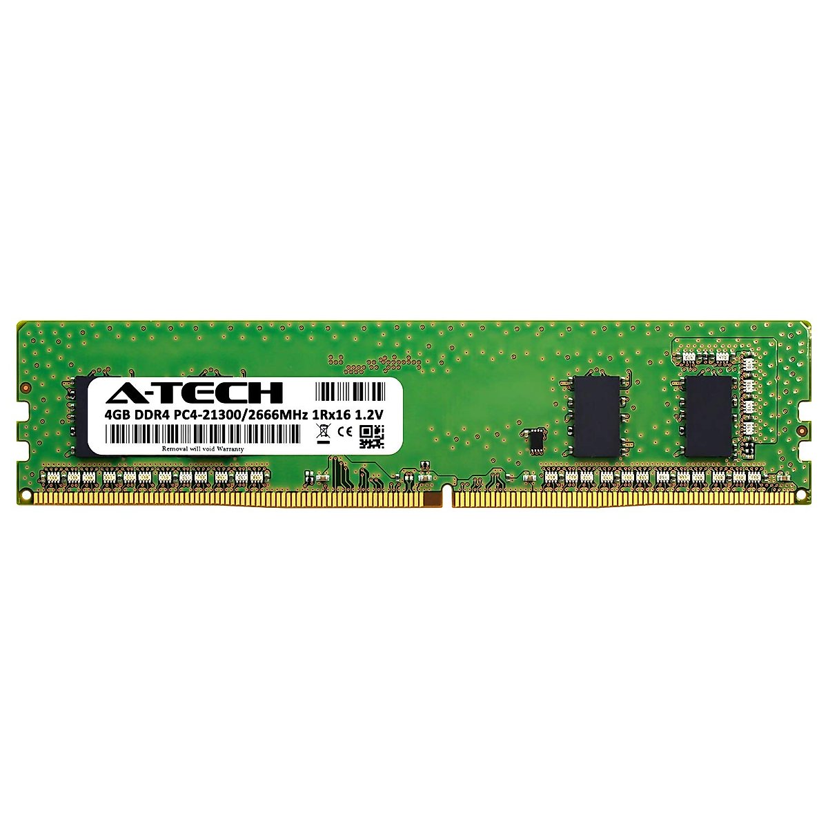 A-Tech 4GB RAM Replacement for Kingston ACR26D4U9S1KA-4 | DDR4 2666MHz PC4-21300 UDIMM Non-ECC 1Rx16 1.2V 288-Pin Memory Module