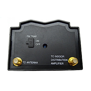 Indoor Outdoor High Gain Signal Amplifier HDTV VHF UHF FM Channel Boost