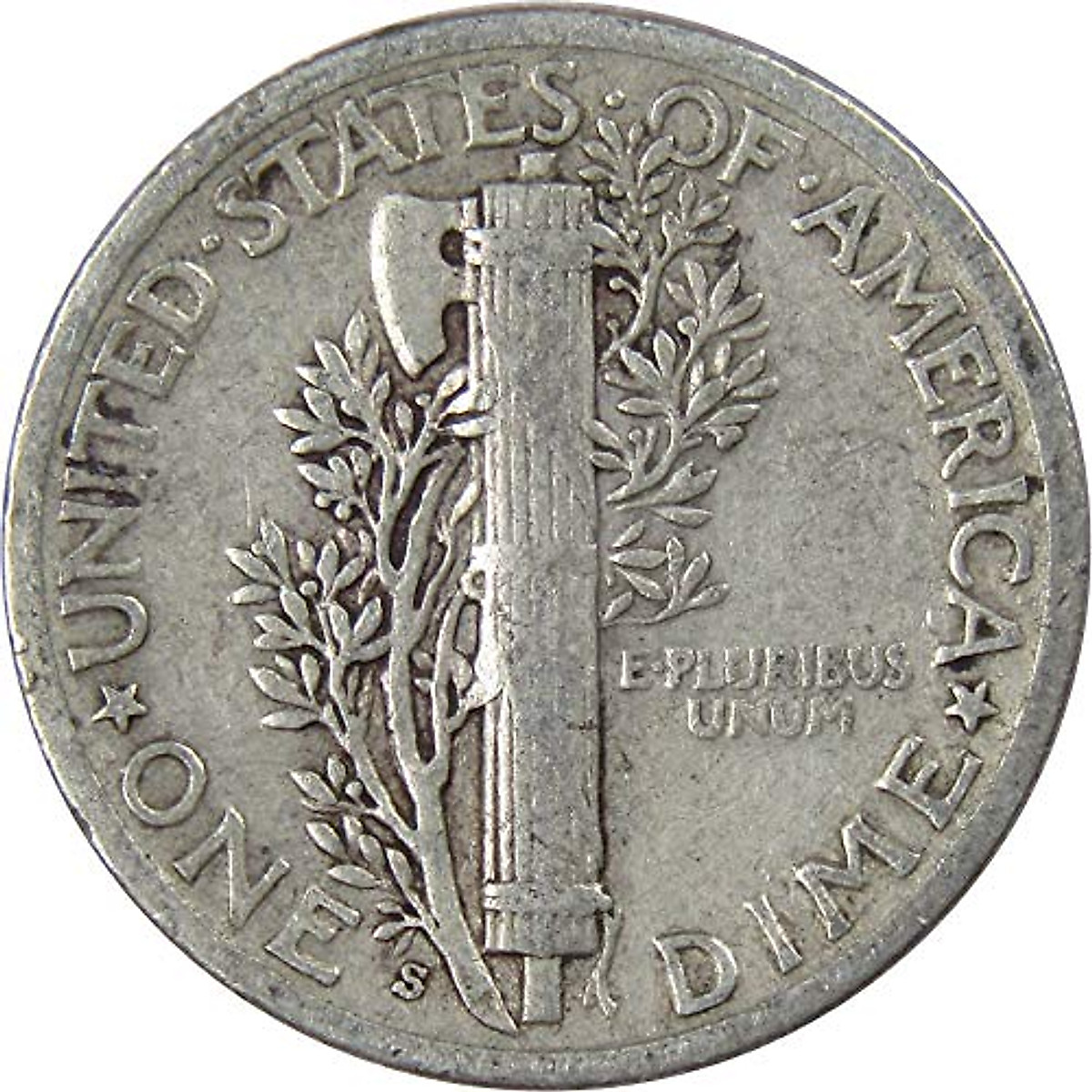 1939 S Mercury Dime F Fine 90% Silver 10c US Coin Collectible