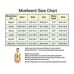 Javly Metallic Toddler Unitard, Sparkly Tumbling Gymnastics Dance Leotard, Mock Neck Long Sleeve Zipper Back Bodysuit for Baby Girls Kids Teens 2-10 Years