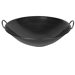 Thunder Group Curved Rim Wok, 26-Inch