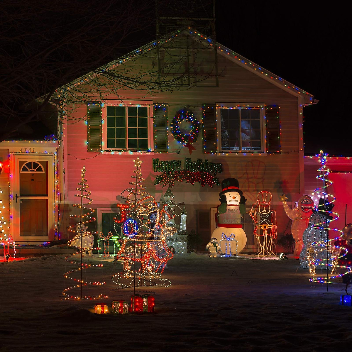 GOODSMANN Color Filter 3 PCS Transparent Lenses 2 Inch Correction Lens for MR16 Bulbs Low Voltage Outdoor Landscape Decorate Lighting 3520 (Red)