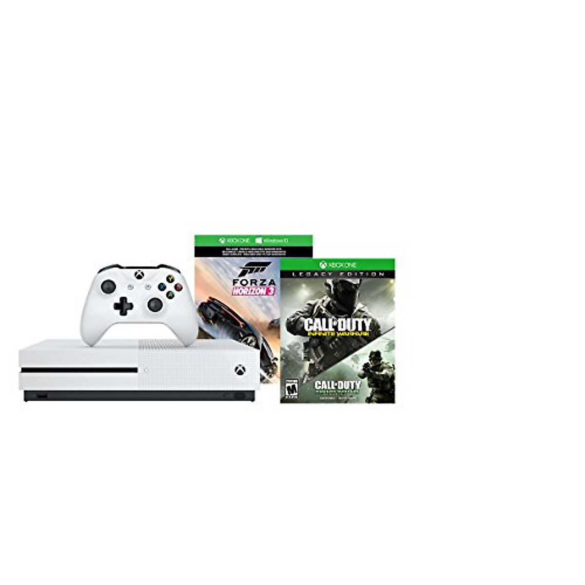Xbox One S 1TB Console - Forza Horizon 3 + Call of Duty: Infinite Warfare Legacy Edition Bundle