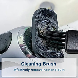HQRP 3-Pack Cleaning Brush Compatible with Emjoi Erase e6, AP-18, Epi Slim+ e18, AP-18R, e60, AP-18MS, AP-9PB, AP-17L, AY-5, Prestige-21, AP-10LR Epilator