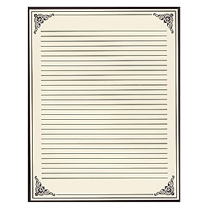 96 Sheets Vintage Lined Writing Paper – Elegant & Functional