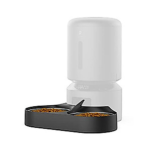 PETLIBRO Pet Food Splitter with Stainless Steel Bowls, Automatic Cat Feeder Bowls for Two Cats or Dogs, Suitable for PETLIBRO Automatic Cat Feeder PLAF005, PLAF006, PLAF103, PLAF203