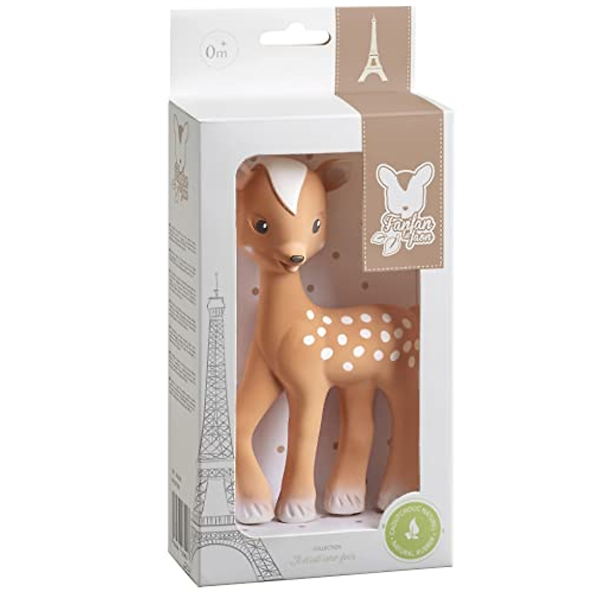 Vulli Sophie La Girafe Fanfan The Fawn Teether by Friend, Brown (616341)