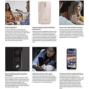 Nokia 4.2 - Android One (Pie) - 32 GB - 13+2 MP Dual Camera - Single SIM Unlocked Smartphone - 5.71" HD+ Screen - International - Black