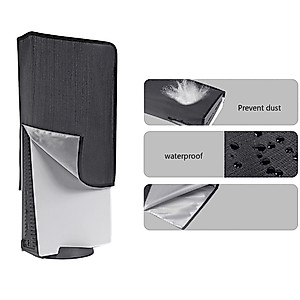 PS5 Console Dust Cover Case，Soft Neat Lining Dust Protective Guard Sleeve for Sony Playstation 5 Console, Anti Scratch,Waterproof and Dust-Proof
