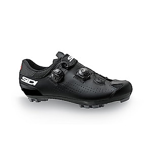 Sidi | XC Cross Country Shoes, Professional Mountain Bike Shoes for Women MTB Eagle 10 Woman, Soft Instep Closure System, Integrated Heel, Color Black Black [Size EU 39/US 5.5]