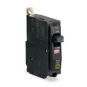 SCHNEIDER ELECTRIC Miniature 120/240-Volt 40-Amp QOB140 Molded Case Circuit Breaker 600V 150A, Black