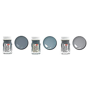 Make Your Day Testors Naval Color Enamel Paint Variety, 1/4 fl oz (Pack of 11) PaintBrush Set