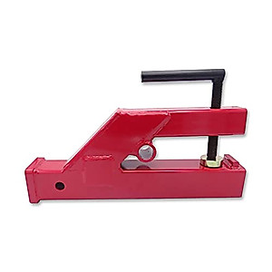 WeiSen Clamp On 2" Trailer Receiver Hitch Quick Release Compatible with Deere Bobcat Tractor Bucket Skid Steer
