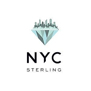 NYC Sterling Unisex Gold Plated Sterling Silver Rosary Charm Necklace (3MM-24 Inch)