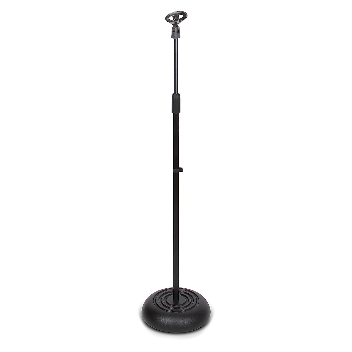 Gator Frameworks Microphone Stand Adapter Bundle for 6 Mics + PylePro PMKS5 Mic Stand (2.8-5 ft.)