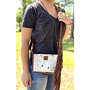 STS Ranchwear Harmony Crossbody with Fringe STS33588, Brown, Red