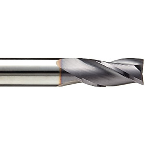 Niagara Cutter - C330-0.188-D3-S.0-Z3 N86006 Carbide Square Nose End Mill, Inch, TiAlN Finish, Roughing and Finishing Cut, 30 Degree Helix, 3 Flutes, 2" Overall Length, 0.188" Cutting Diameter, 0.188" Shank Diameter