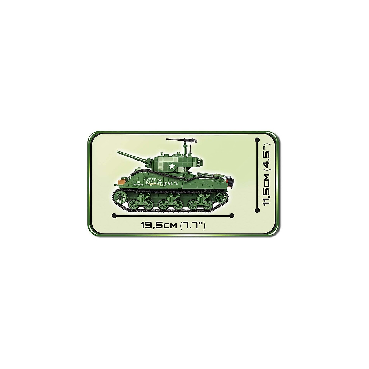 COBI 720 Pcs Historical Collection WWII /2550/ Sherman M4A3E2