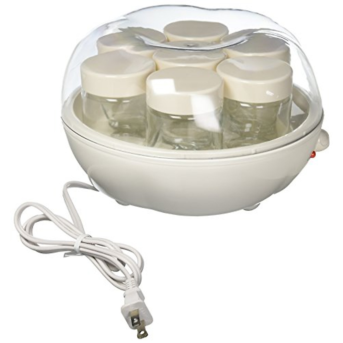 Euro Cuisine BM-QSHL-PFKK YM100 Automatic Yogurt Maker, 9.5 Inch, white